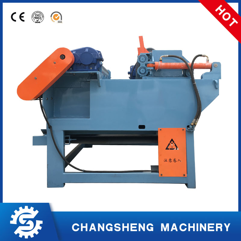 Hydraulic log debarking machine with bark crusher - Buy log debarking ...